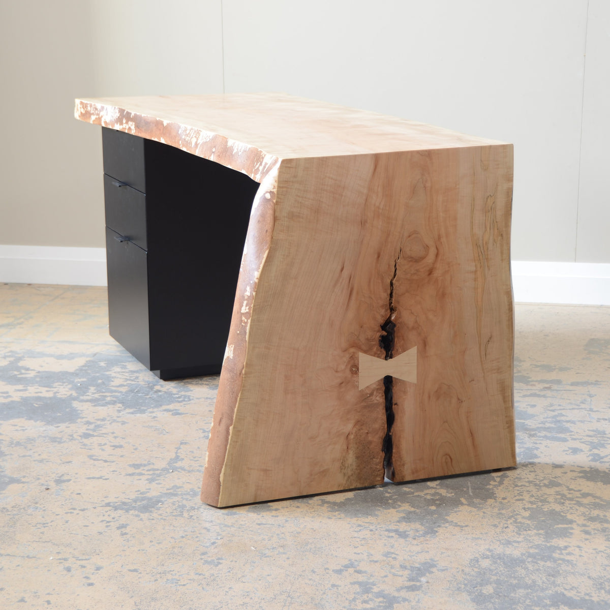 Live Edge Waterfall Desk – Abacus Furniture Design